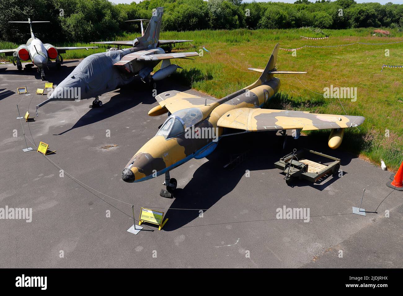 Static aircraft exhibits at Yorkshire Museum include Hawker Hunter ...