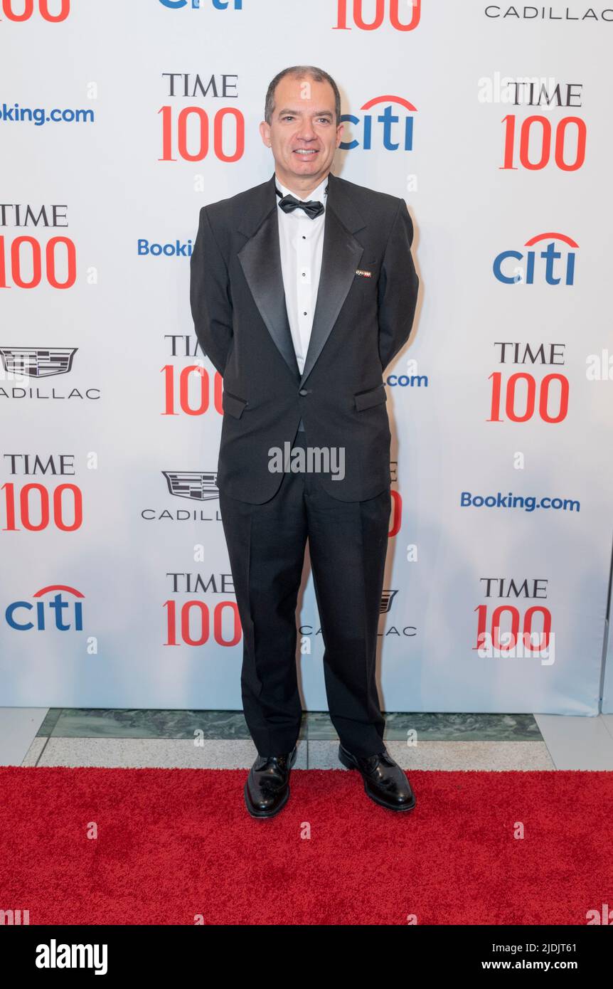 New York, NY - June 8, 2022: Stephane Bancel attends Time 100 Gala as ...