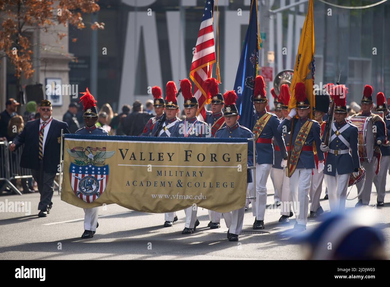 Manhattan, New York,USA - November 11. 2019: Valley Forge Military ...