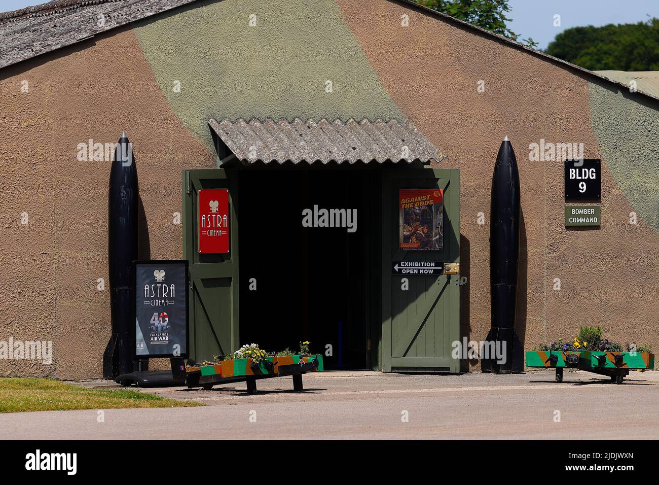 One of the buildings at Yorkshire Air Museum in Elvington,North ...