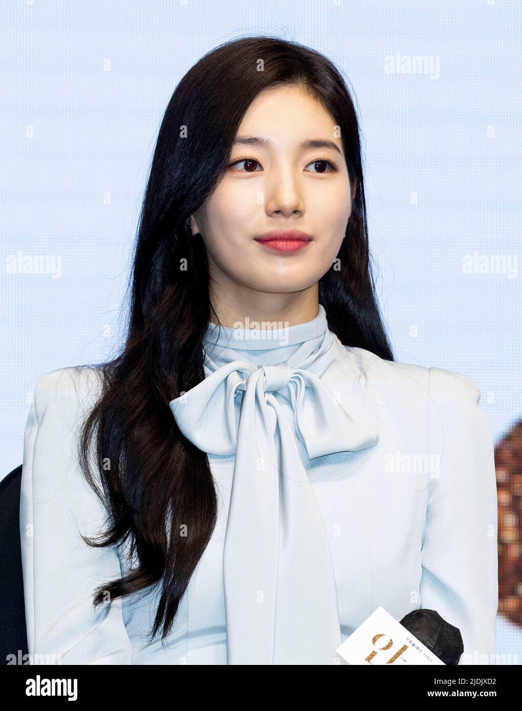 Seoul, South Korea. 21st June, 2022. Actress Bae Su-ji, pose for photos ...