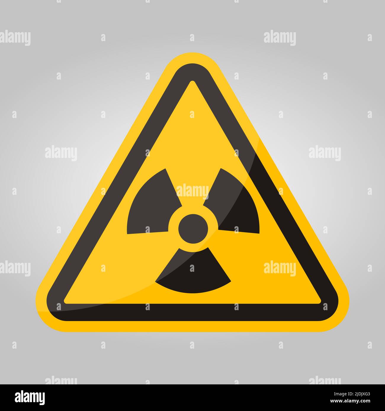 Radiation Hazard Symbol Sign Isolate On White Background,Vector ...