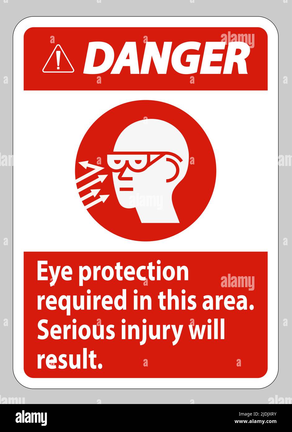 Eye injury work Stock Vector Images - Alamy