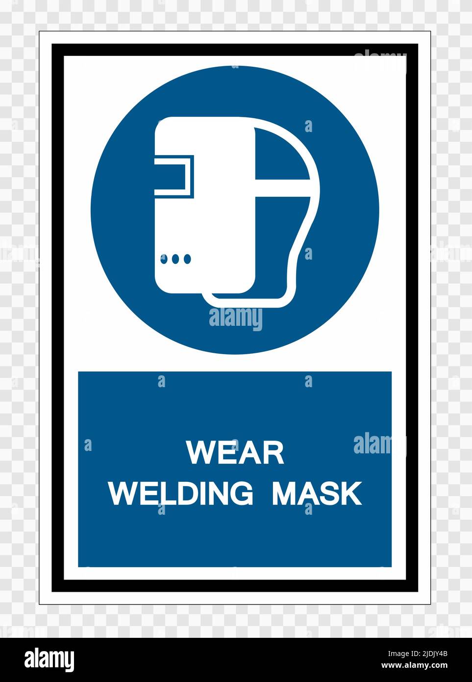 Wear Welding Mask Symbol Sign Isolate on transparent Background,Vector ...