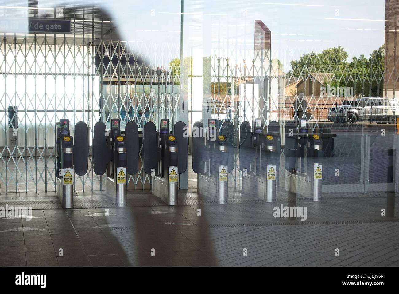 First day of the Network Rail Strike June 2022 Stock Photo - Alamy