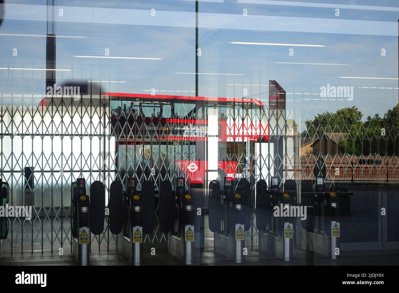 First day of the Network Rail Strike June 2022 Stock Photo - Alamy