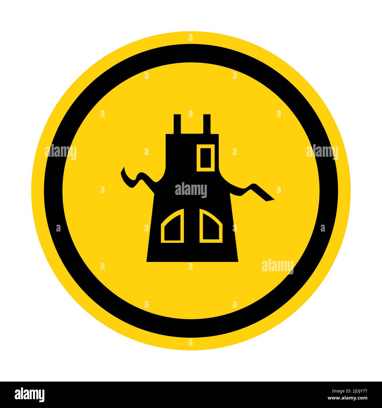 Symbol Wear Apron Isolate On White Background,Vector Illustration EPS ...