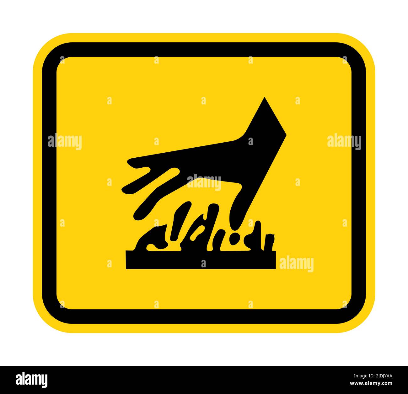 Beware Hot Surface Symbol Isolate On White Background,Vector ...