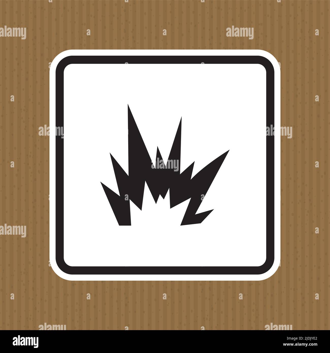 Arc Flash Hazard Symbol Sign, Vector Illustration, Isolate On White ...