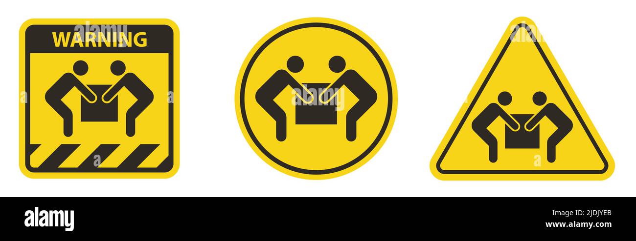 Symbol Two Person Lift Sign Isolate On White Background,Vector ...