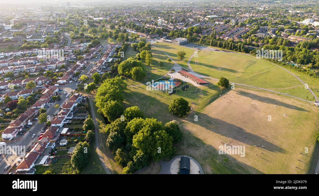 Montrose Park and The Hub Montrose Playing Fields, Colindale, London ...