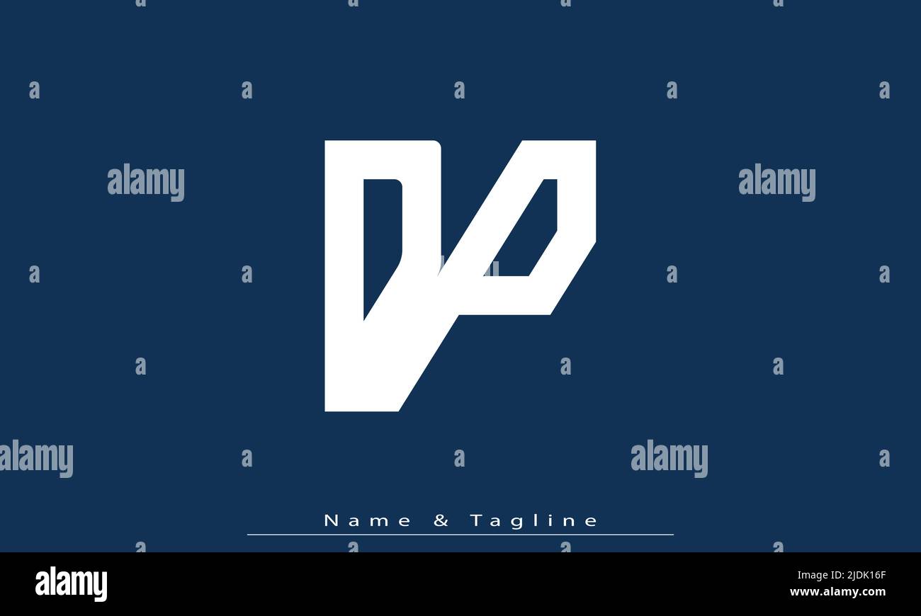 Alphabet letters Initials Monogram logo DP , PD Stock Vector Image ...