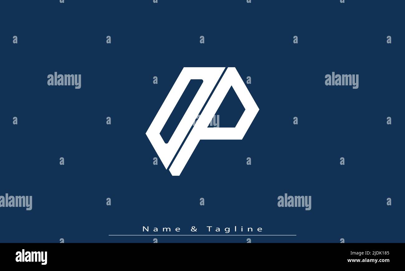 Alphabet letters Initials Monogram logo DP , PD Stock Vector Image ...