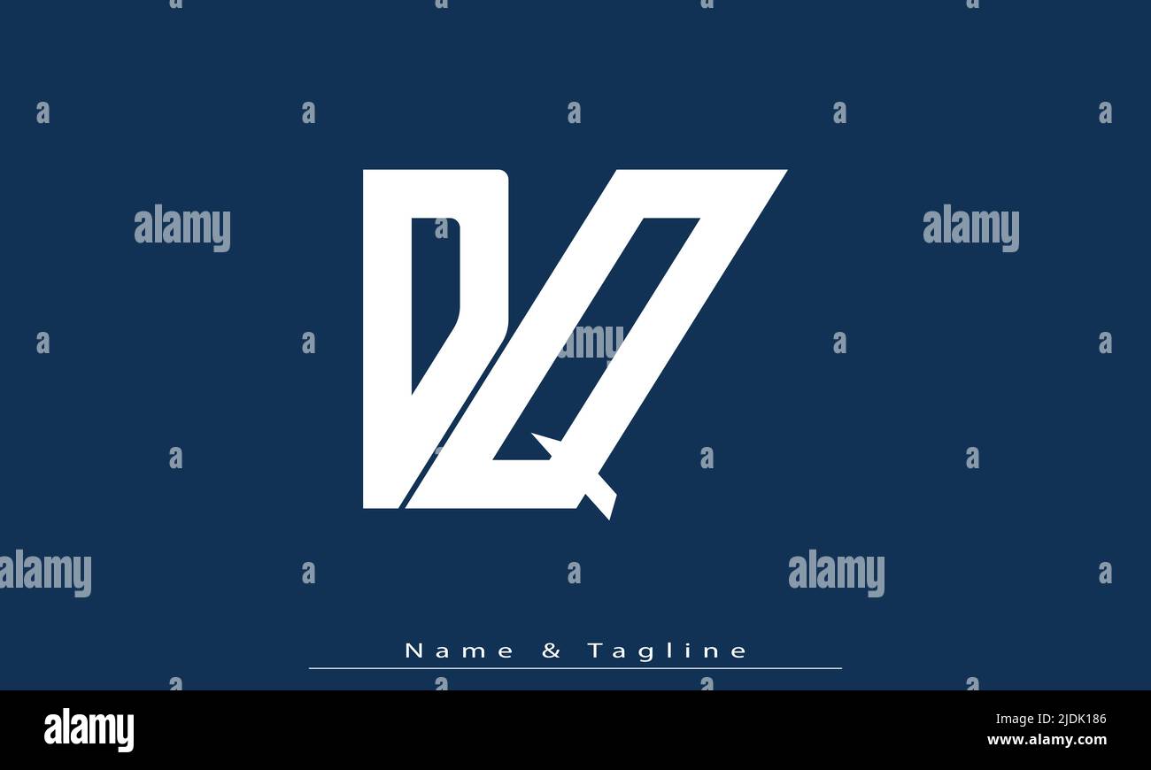 Alphabet letters Initials Monogram logo DQ , QD Stock Vector Image ...