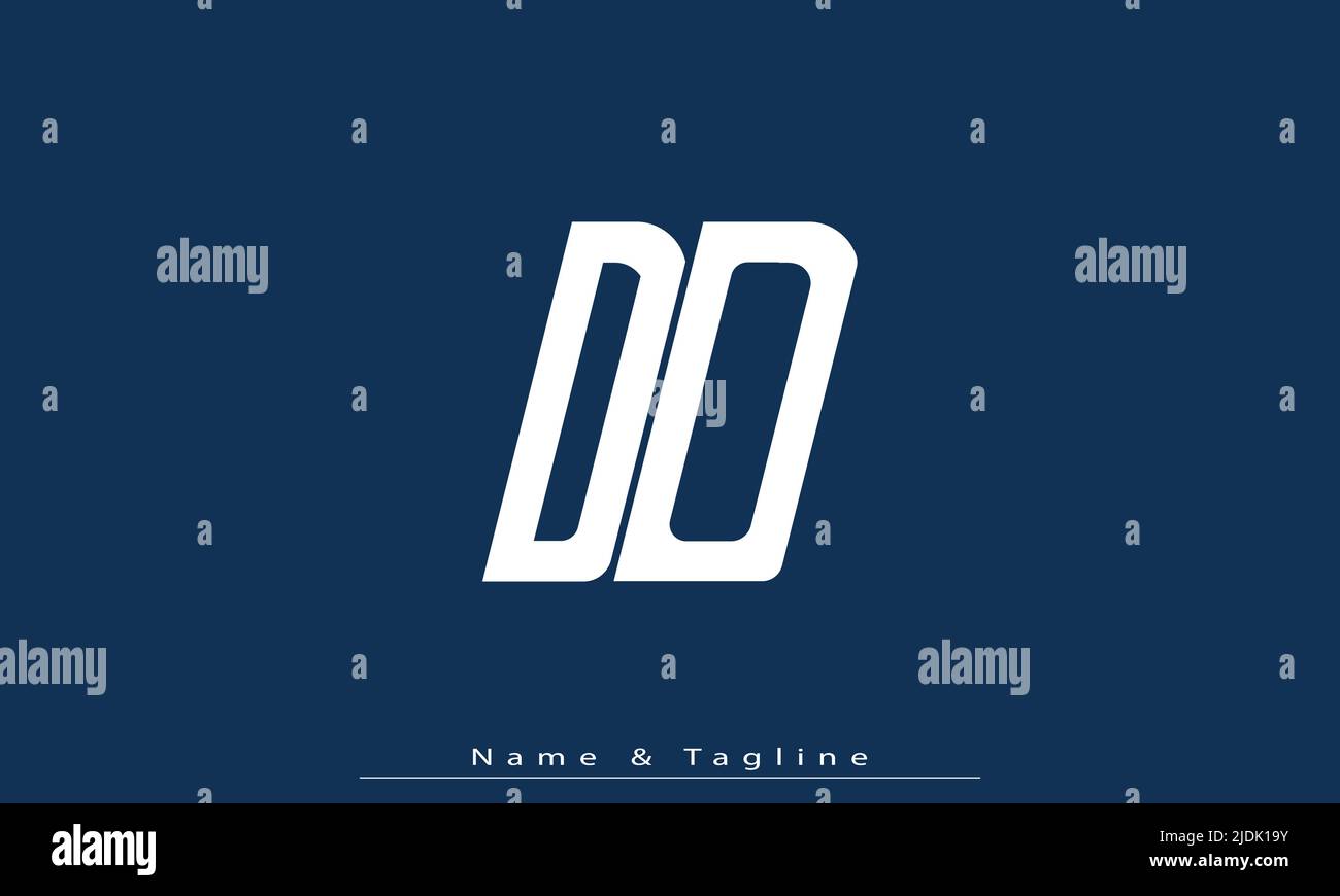 Alphabet letters Initials Monogram logo DO , OD Stock Vector Image ...