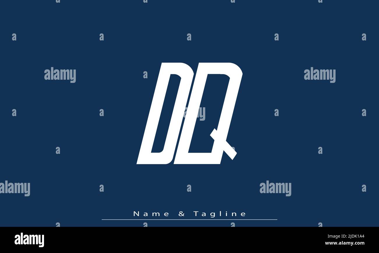 Alphabet letters Initials Monogram logo DQ , QD Stock Vector Image ...