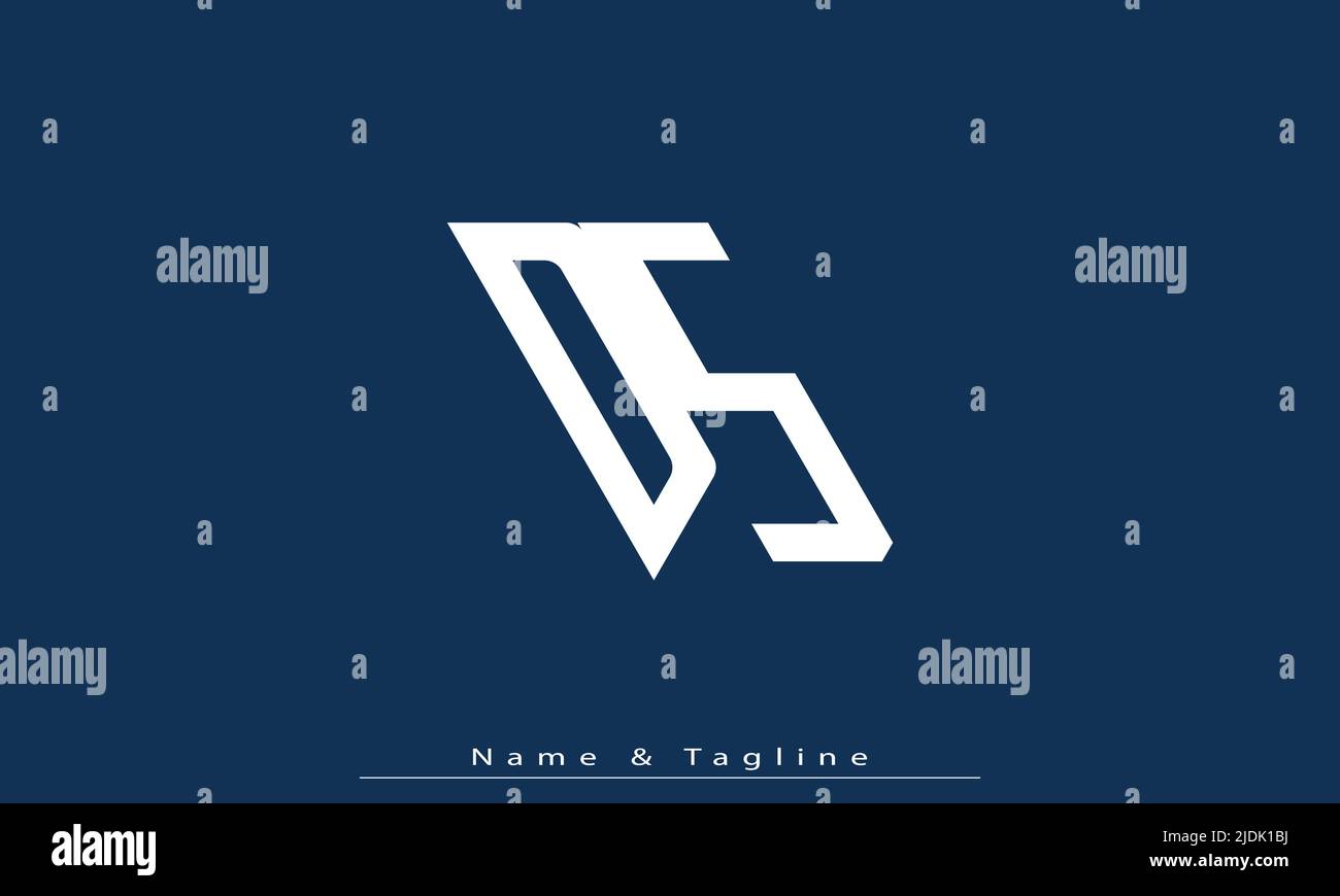 Alphabet letters Initials Monogram logo DS , SD Stock Vector Image ...