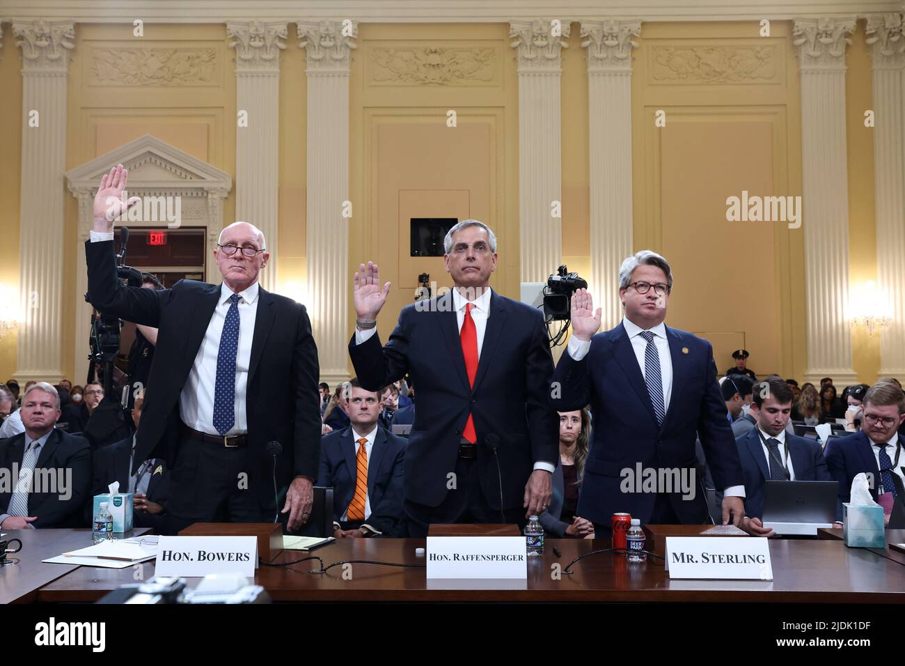 (L to R); Arizona House Speaker Rusty Bowers, Georgia Secretary of ...
