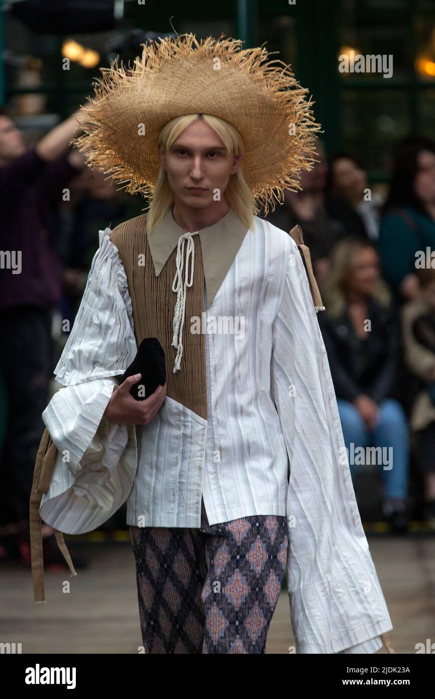 Moscow, Russia. 21st of June, 2022. Models are showing collections of ...