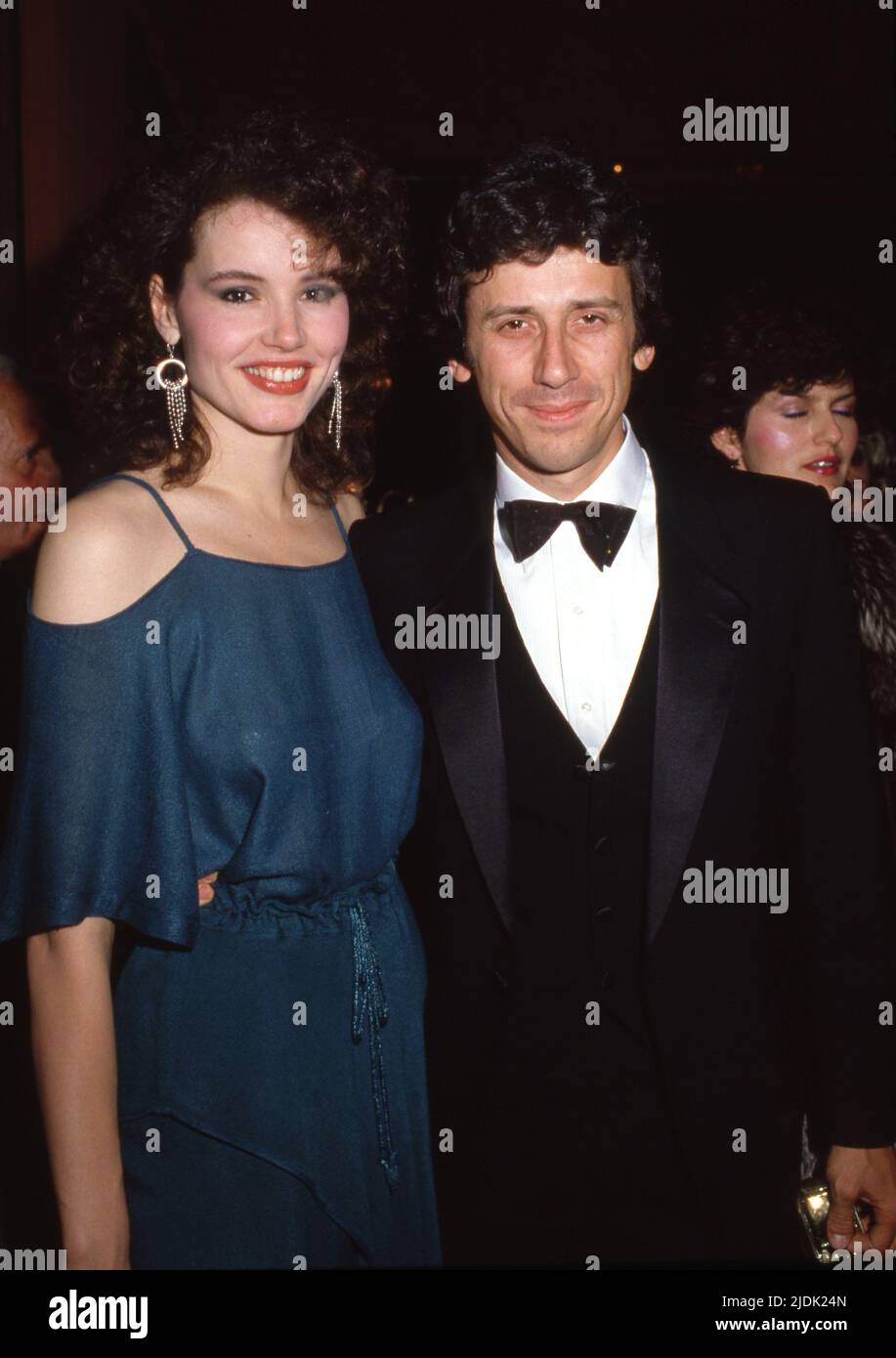 Geena Davis and Richard Cox at the 1984 Director's Guild Awards March ...