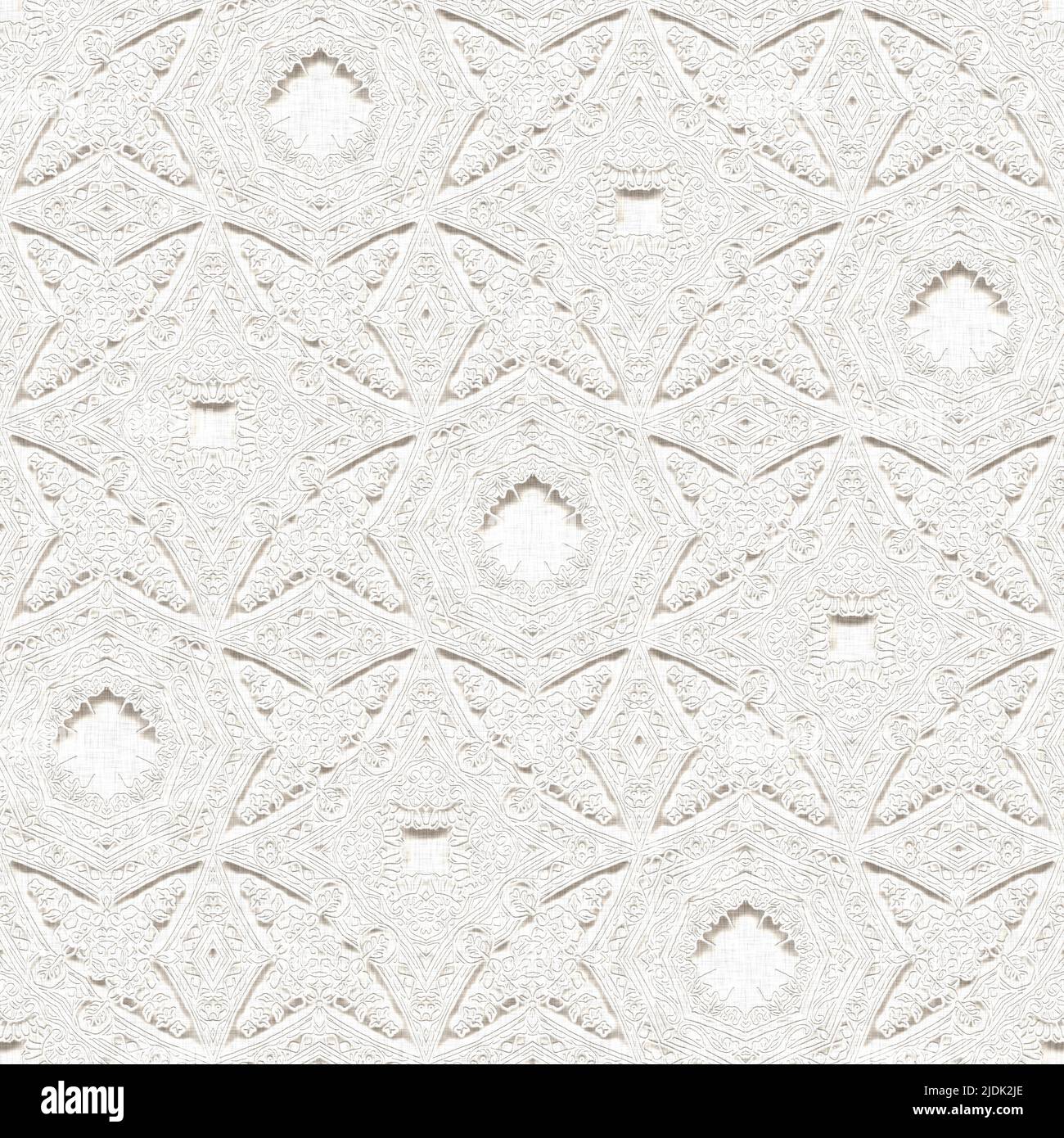 White on White linen lace effect background. Minimal stylish wedding ...
