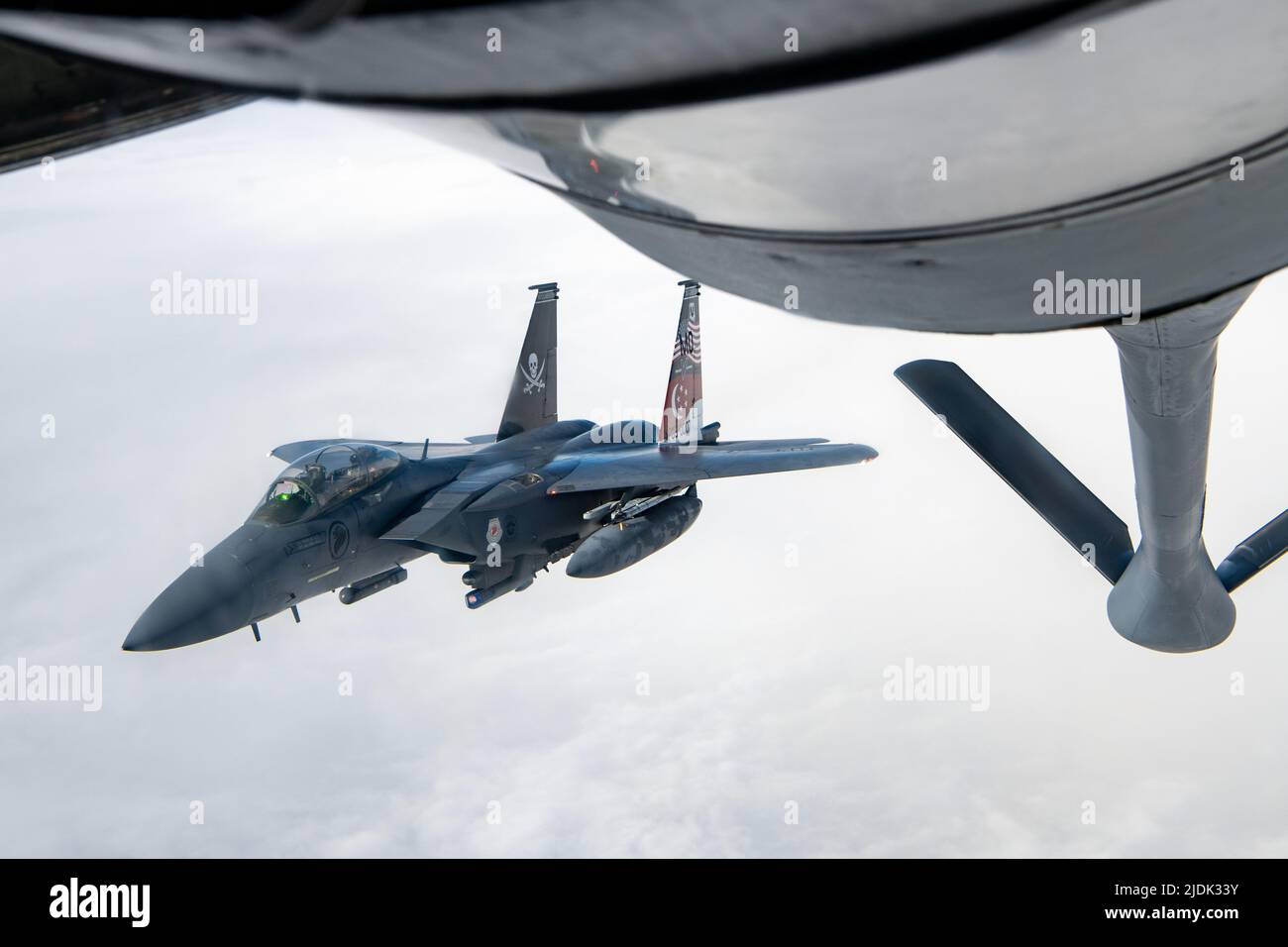 A F-15SG Strike Eagle assigned to the Republic of Singapore Air Force ...