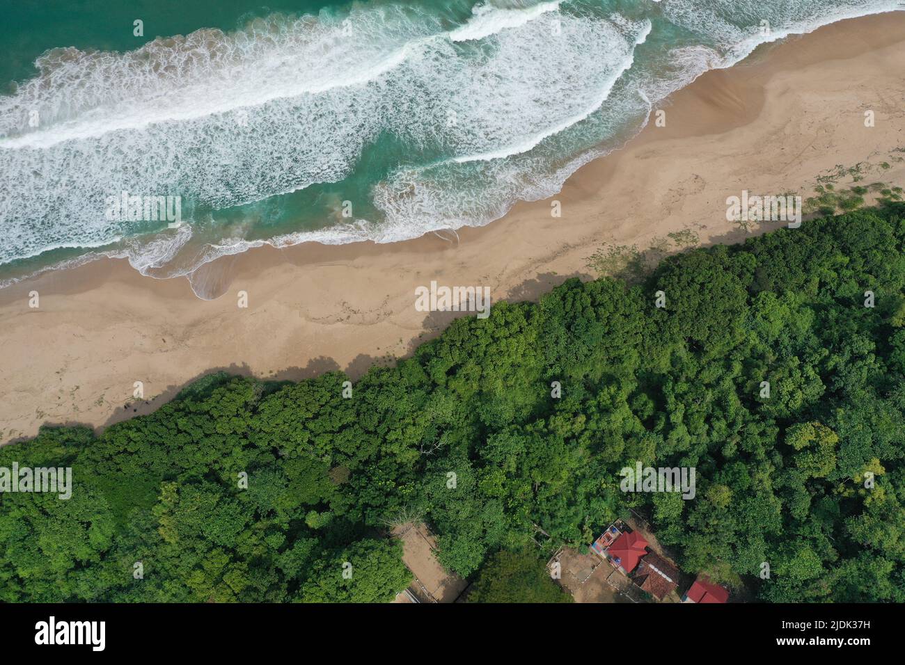 Aerial view of south beach of Cianjur, West Java, Indonesia Stock Photo ... Aerial view of south beach of Cianjur, West Java, Indonesia Stock Photo ...