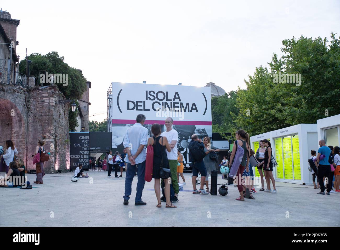 Rome italy isola del cinema rome hi-res stock photography and images ...