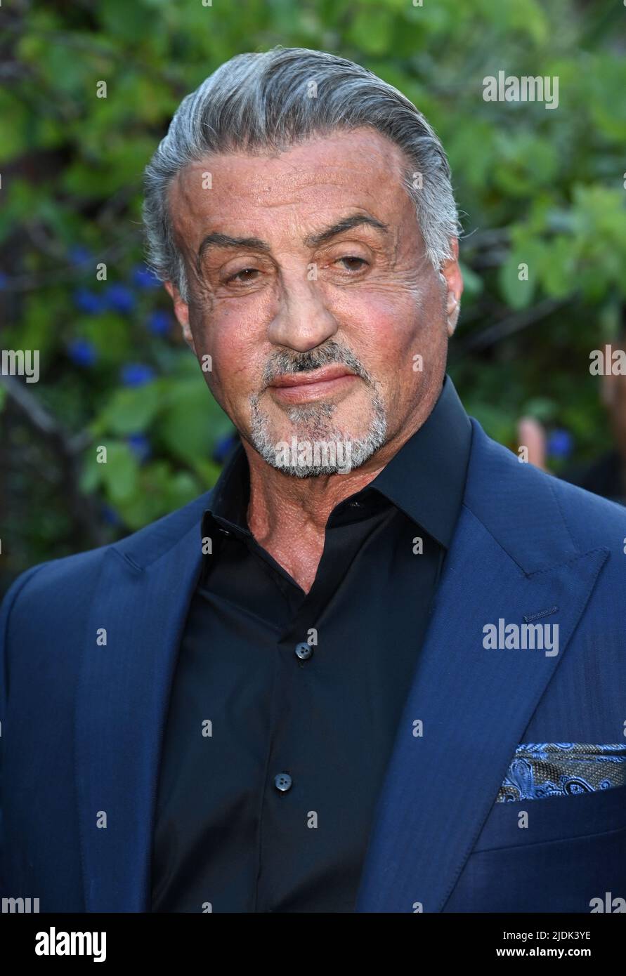 June 21st, 2022. London, UK. Sylvester Stallone arriving at the ...