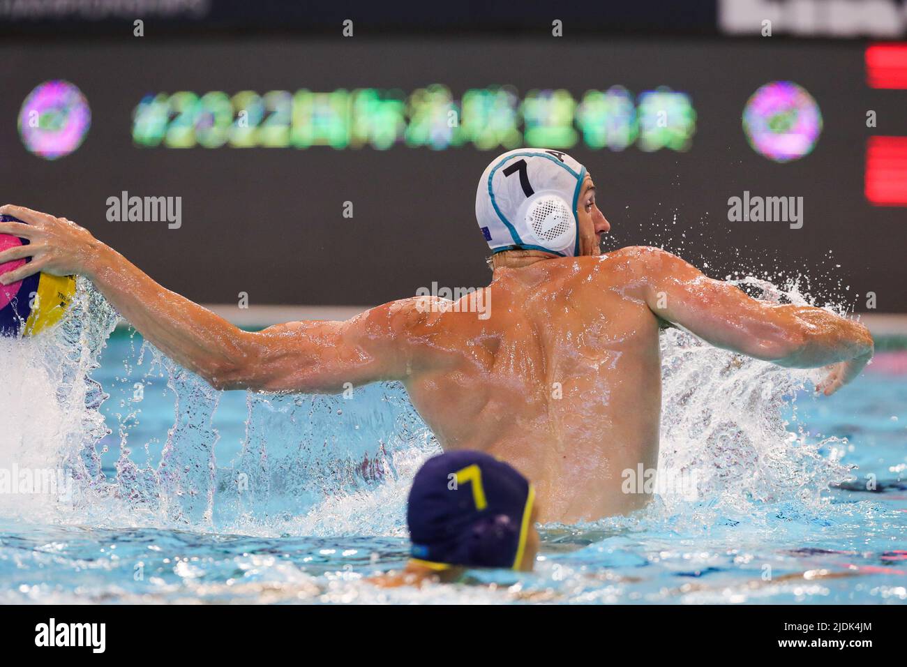 SZEGED, HUNGARY - JUNE 21: Luke Pavillard of Australia during the FINA ...
