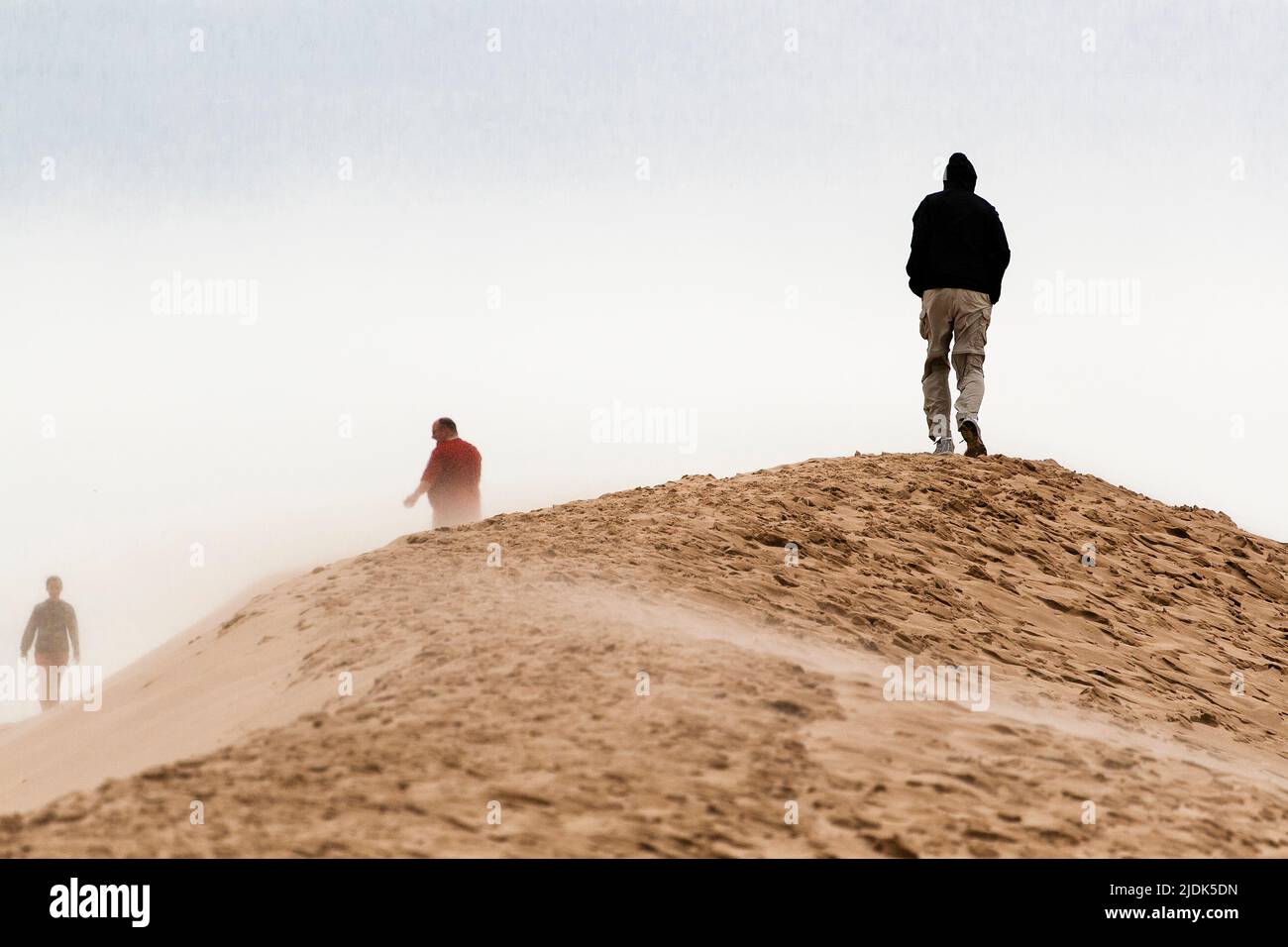 Sand Dunes at Silver Lake State Park, Michigan Stock Photo - Alamy