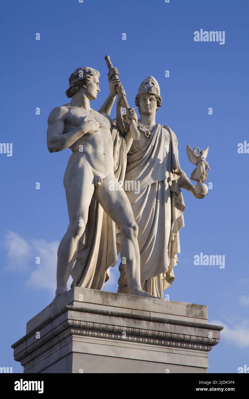 Germany, Berlin, Schlossbrucke, Palace bridge, statues Stock Photo - Alamy