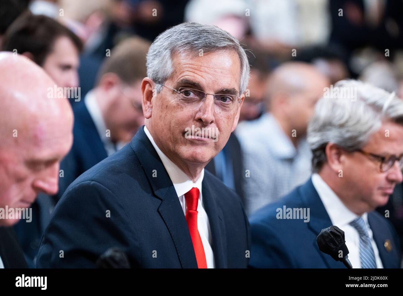 UNITED STATES - JUNE 21: Georgia Secretary of State Brad Raffensperger ...