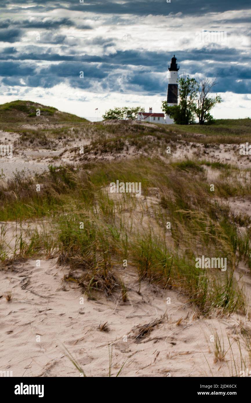 Big Sable Lighthouse, Ludington State Park, Michigan Stock Photo - Alamy