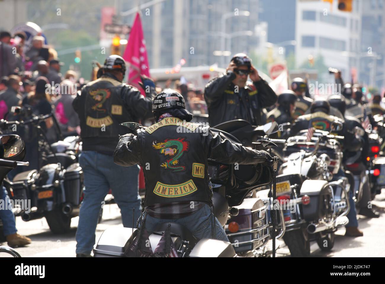 Motorcycle motorbike rider american flag hi-res stock photography and ...