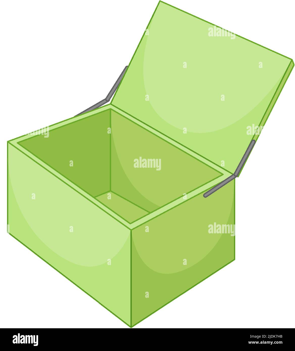 Open box on white background illustration Stock Vector Image & Art - Alamy