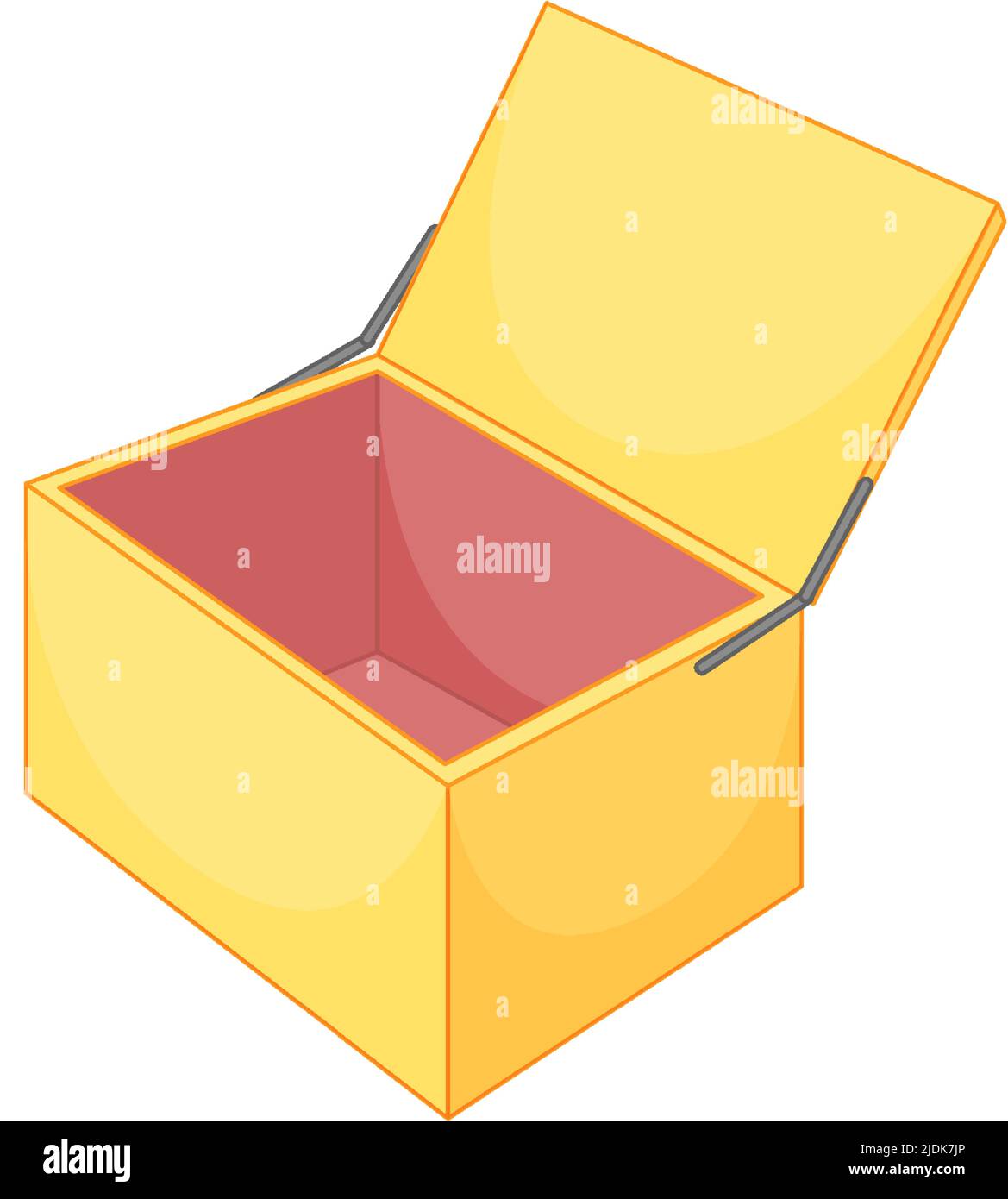 Open box on white background illustration Stock Vector Image & Art - Alamy