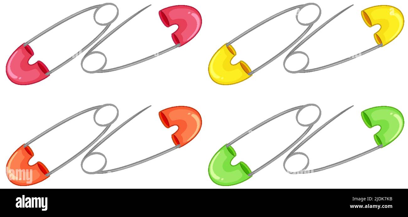 Isolated badge pin on white background illustration Stock Vector Image ...