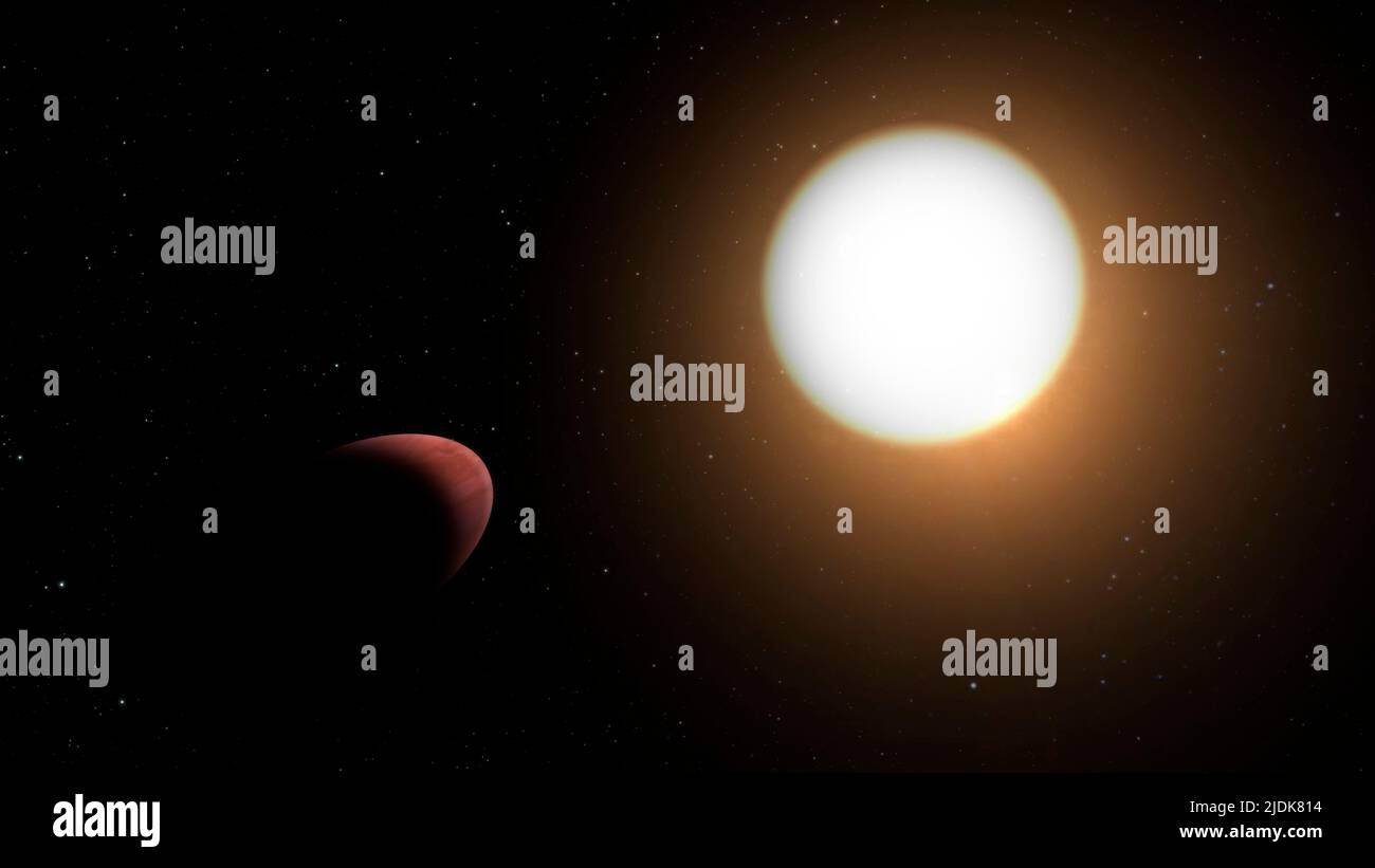 WASP-103b exoplanet, illustration Stock Photo - Alamy