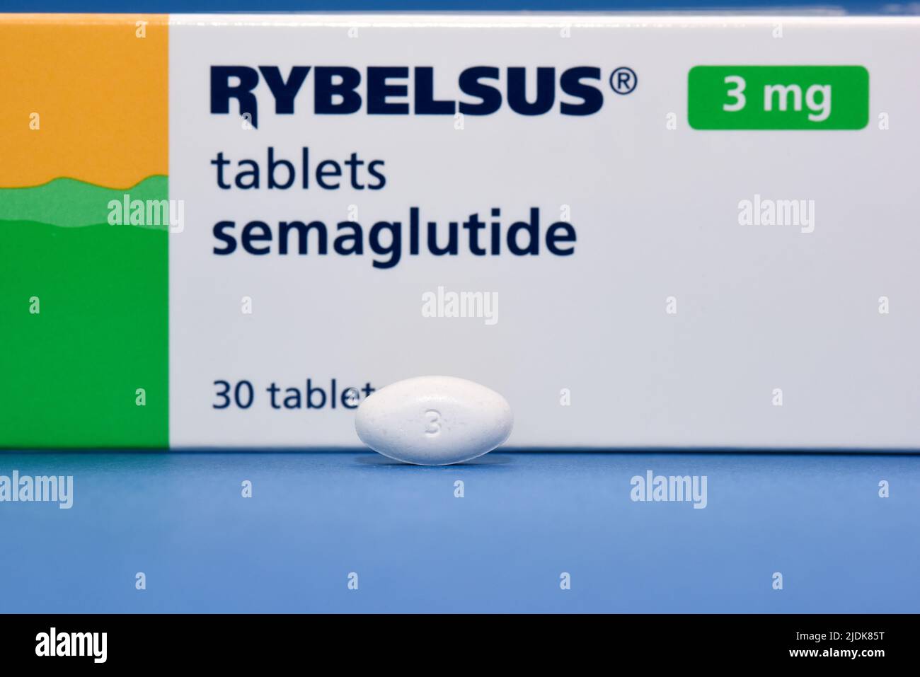 Semaglutide diabetes drug packaging Stock Photo - Alamy