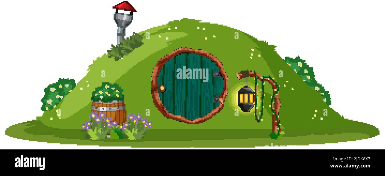 Hobbit house drawing hi-res stock photography and images - Alamy