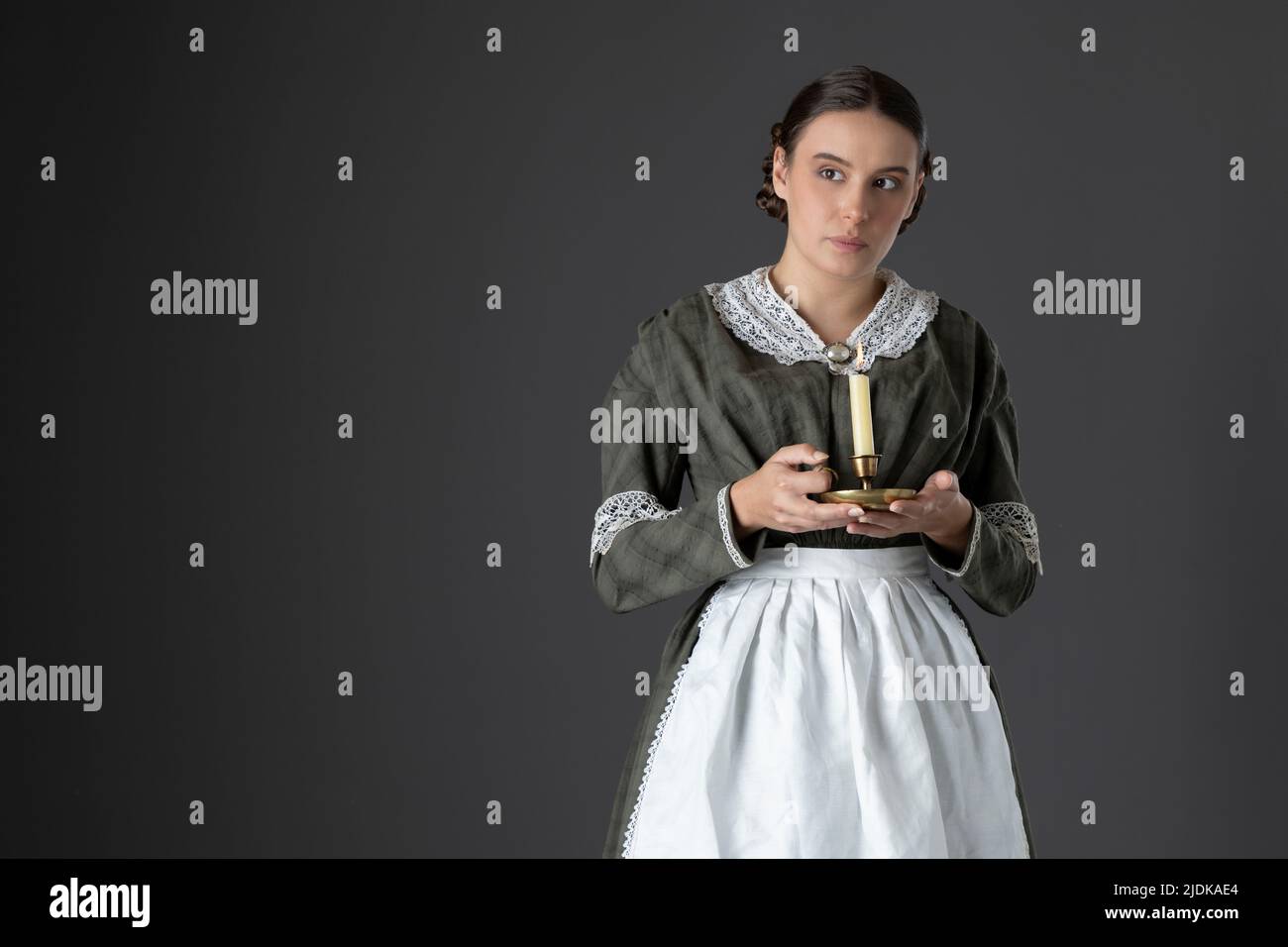 Victorian corset maid hi-res stock photography and images - Alamy