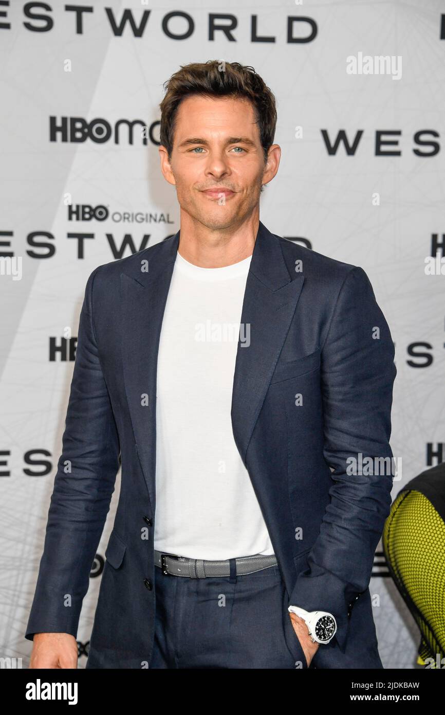 James Marsden attends HBO’s Westworld Season 4 Premiere, held at Alice ...