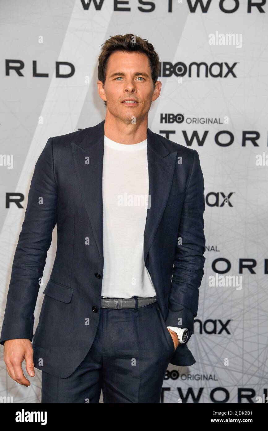 James Marsden attends HBO’s Westworld Season 4 Premiere, held at Alice ...