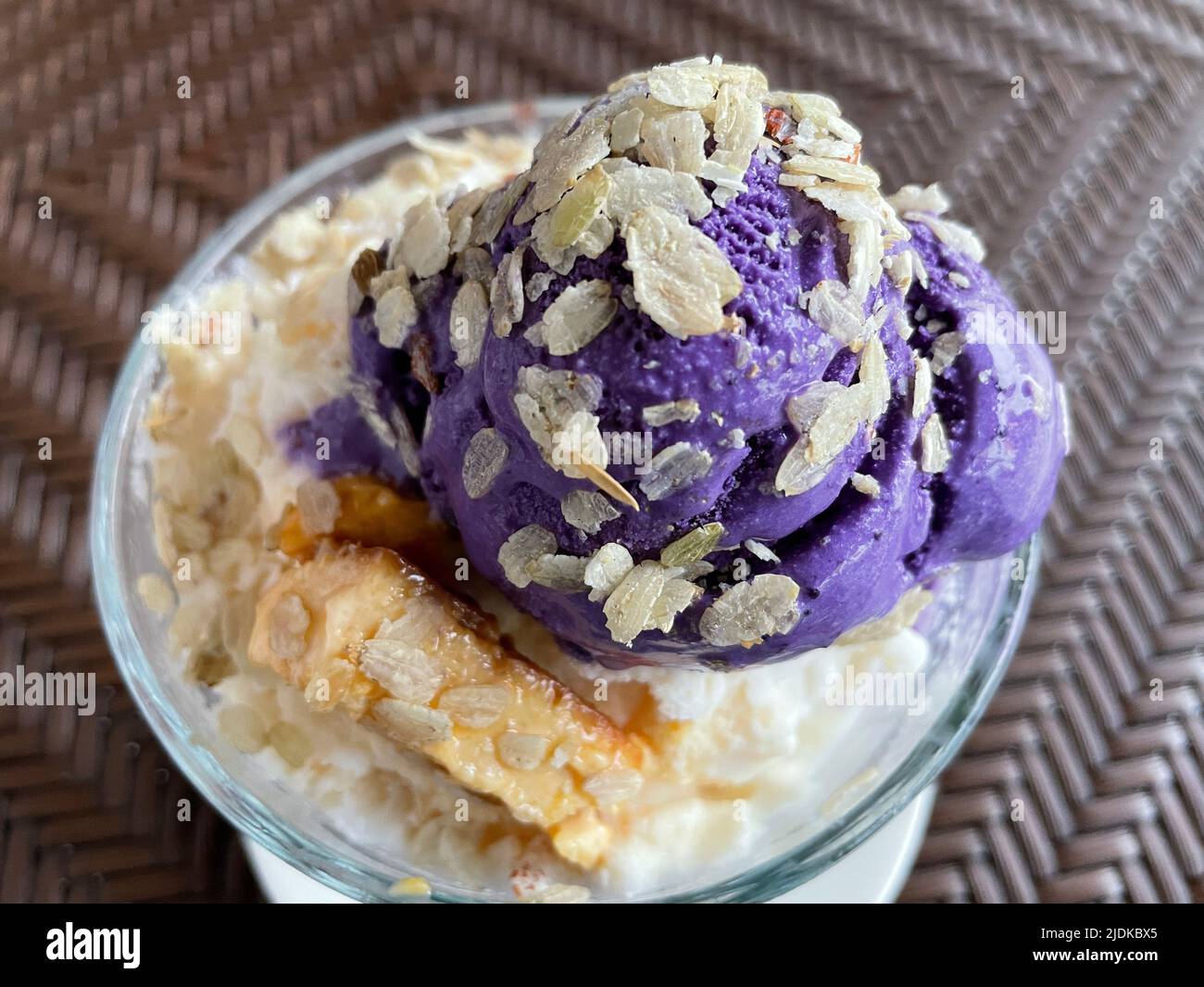Philippines. 18th June, 2022. Halo-halo is a popular Filipino dessert ...