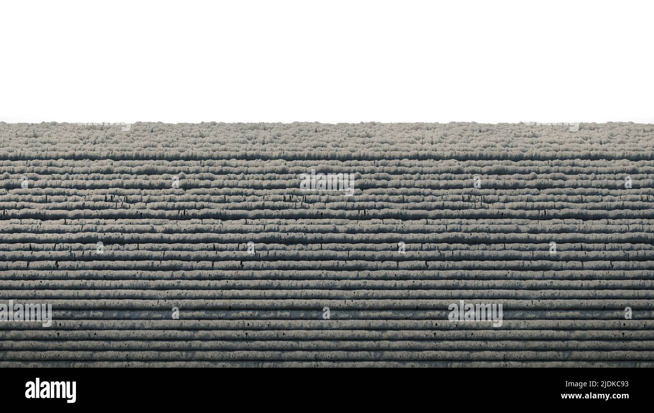 3D printed concrete structure isolated on white background Stock Photo ...