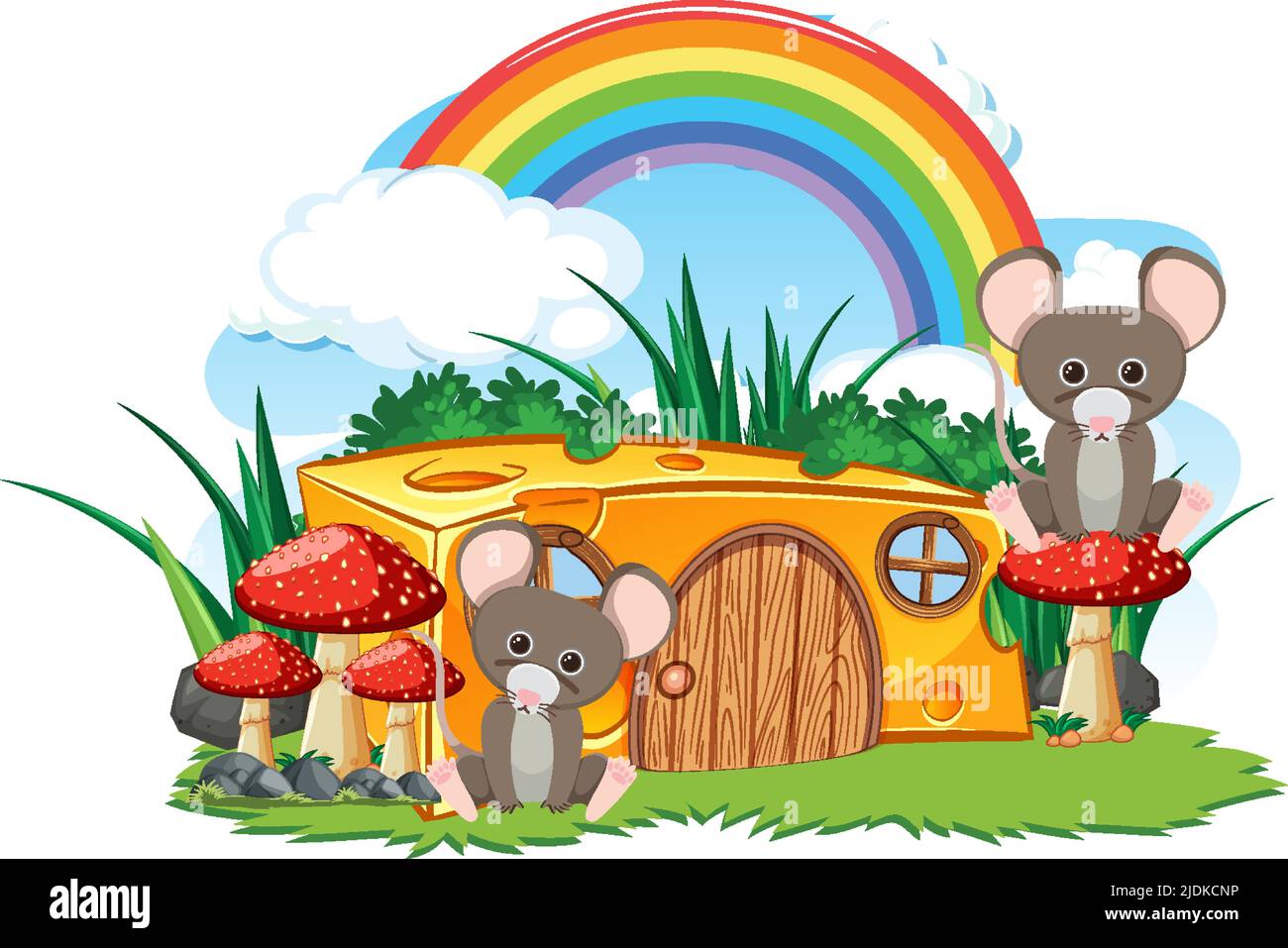 Mouse food house Cut Out Stock Images & Pictures - Alamy