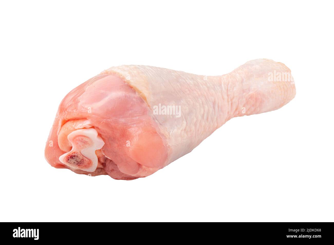Isolated fresh raw chicken leg Stock Photo - Alamy