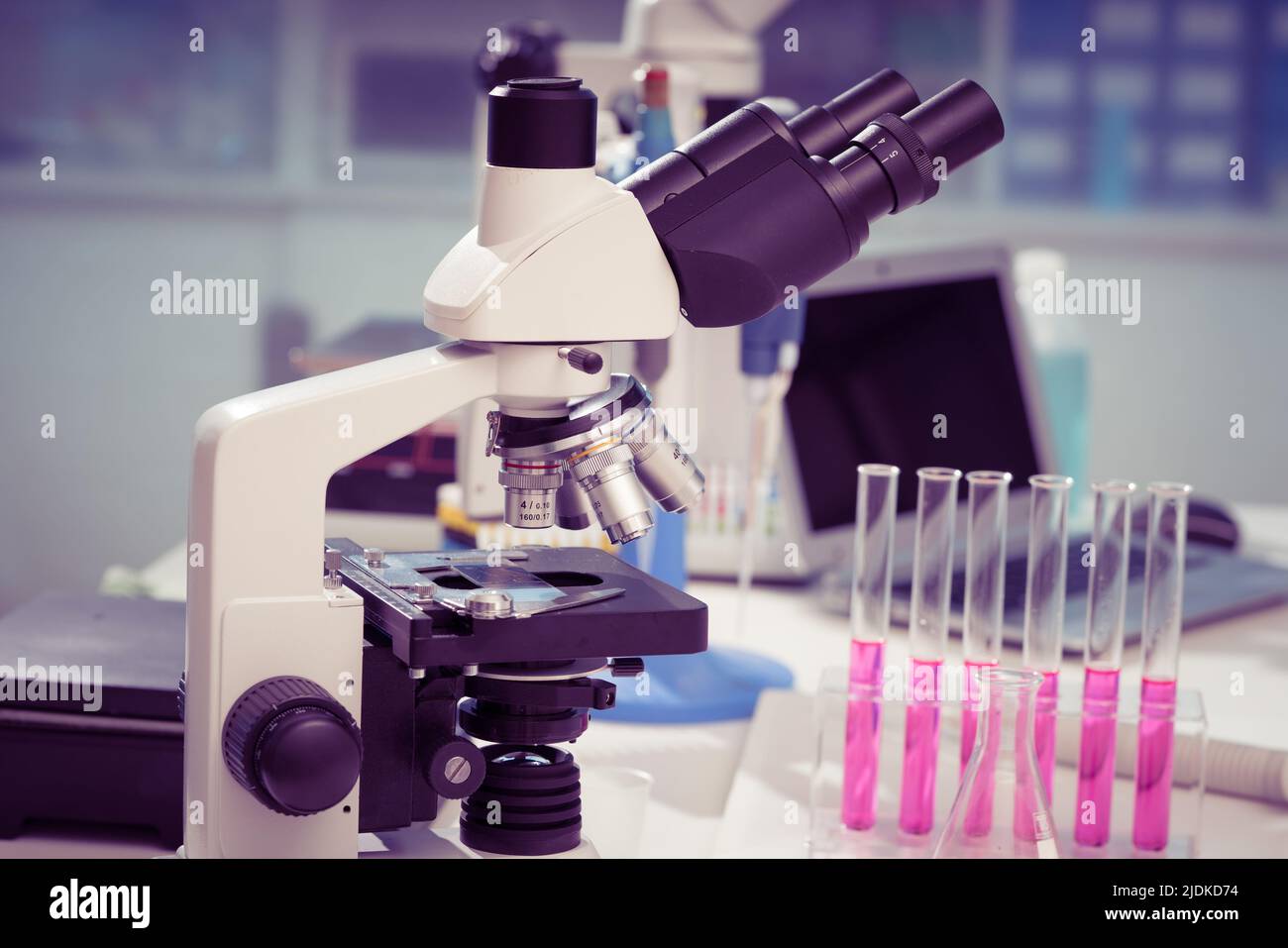 Scientific microscope in the laboratory of forensics Stock Photo - Alamy