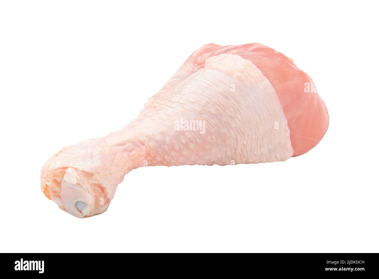 Isolated fresh raw chicken leg Stock Photo - Alamy